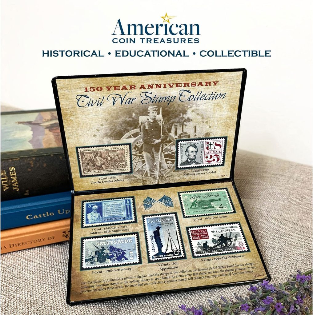 American Coin Treasures 150th Anniversary Civil War Commemorative Stamp ...